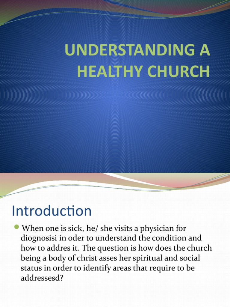Building a Healthy Church | PDF | Church (Building) | Jesus