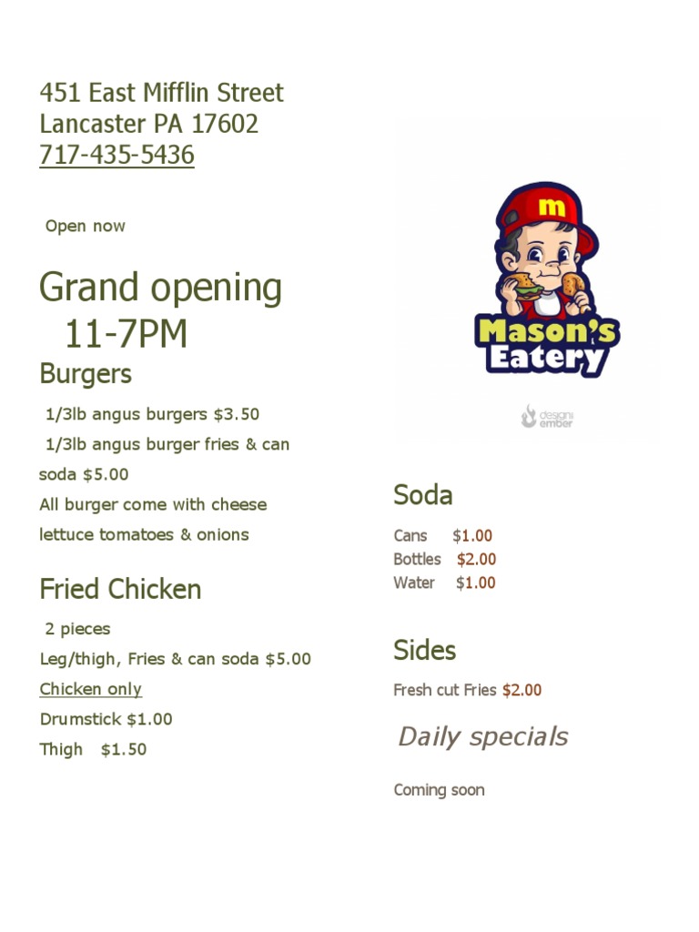Menu PDF | PDF