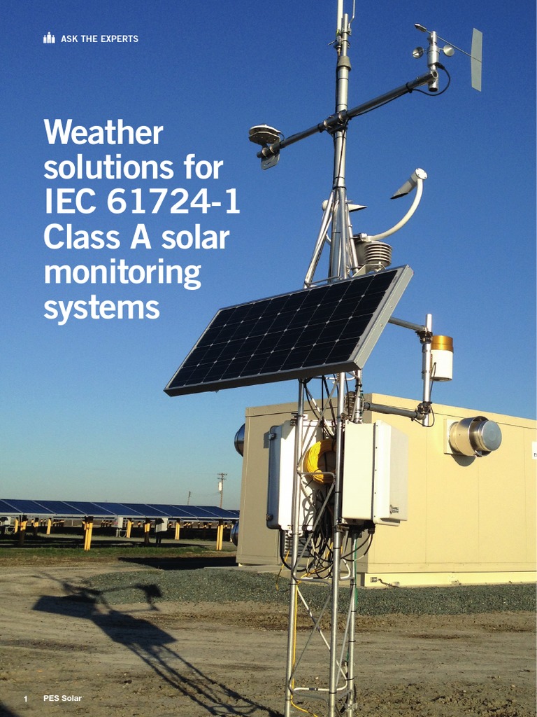 Weather Solutions For IEC 61724-1 Class A Solar Monitoring Systems | PDF | Photovoltaics | Solar ...