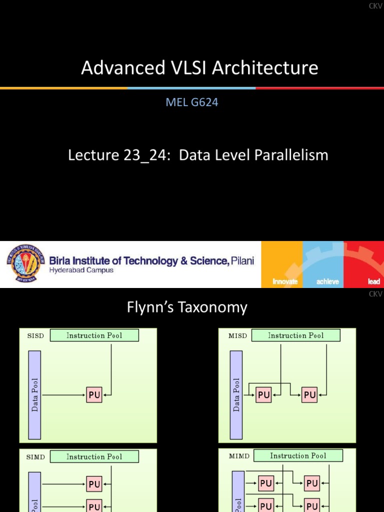 Lecture 23 24 Pdf Central Processing Unit Parallel Computing