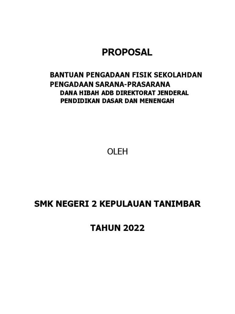 Proposal Oke SMK N2 KT | PDF