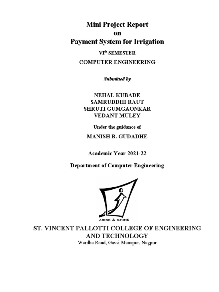 Mini Project Report Final | PDF | Ios | Web Application