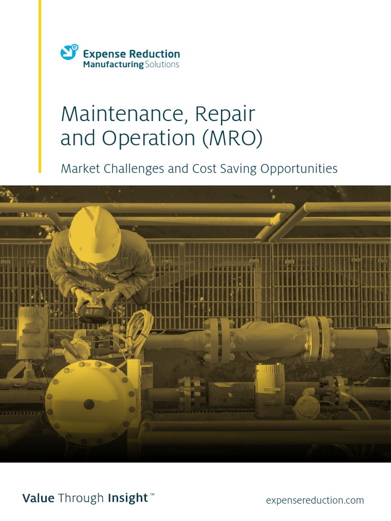 Maintenance, Repair and Operation (MRO) : Market Challenges and Cost ...