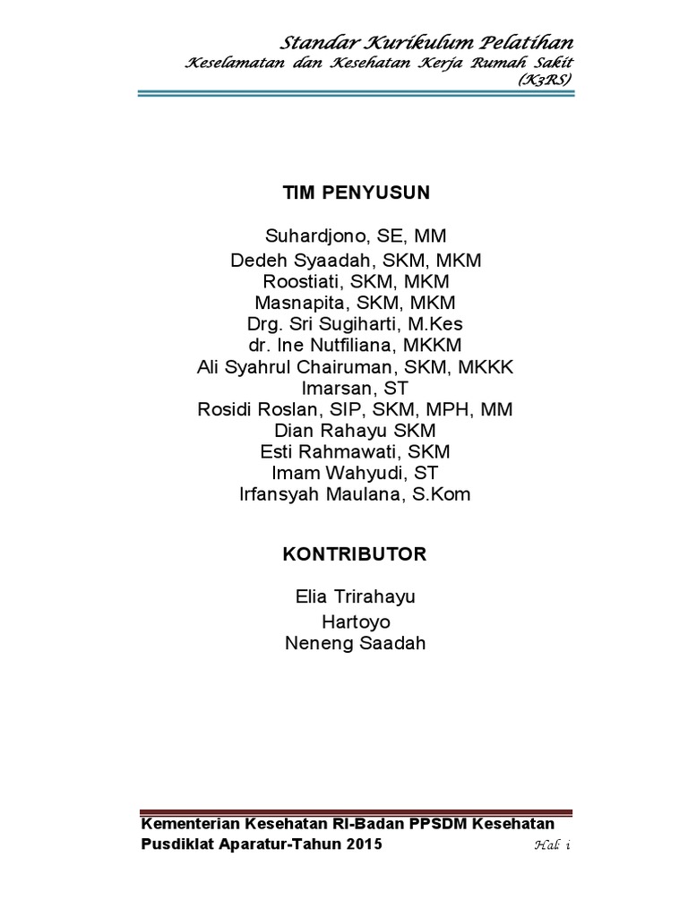 Pokja KPS 9 (Regulasi Tentang Program Pelatihan) | PDF