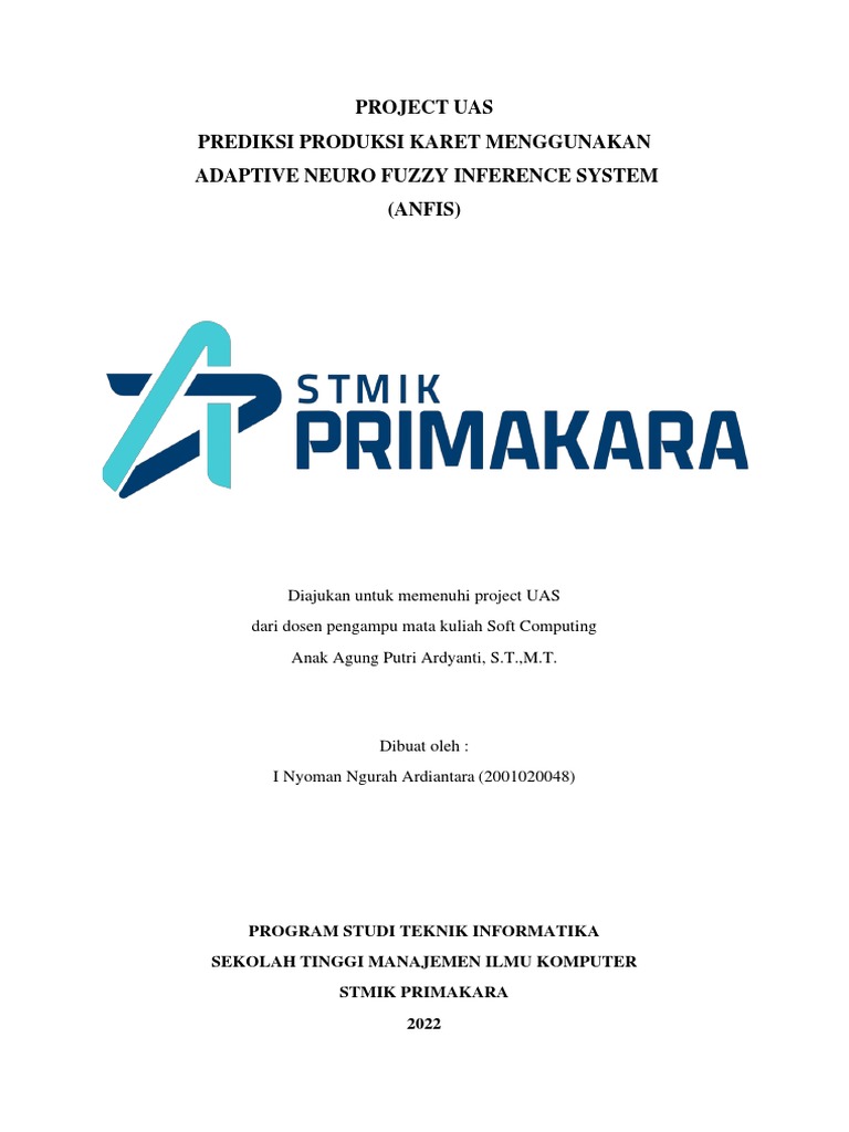 Project Uas Soft Computing | PDF