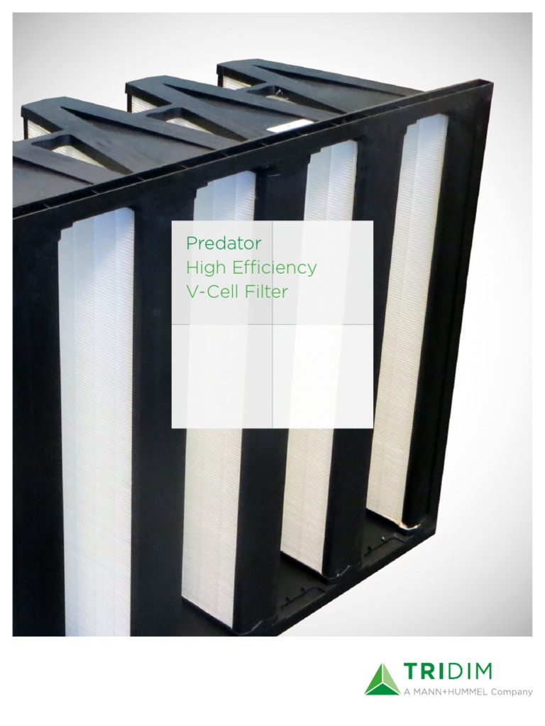 Predator: High Efficiency V-Cell Filter | Download Free PDF | Chemistry ...