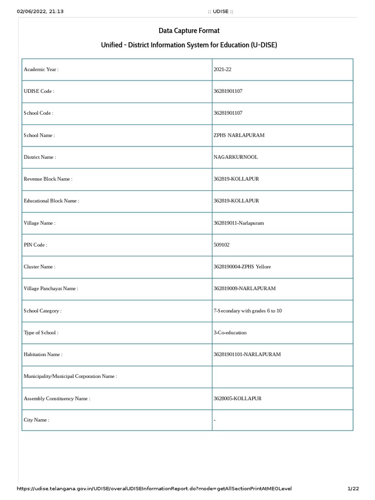 Data Capture Format Unified - District Information System For Education ...
