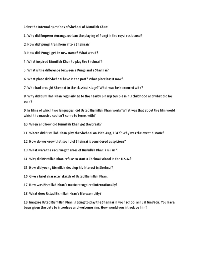 Solve The Internal Questions | PDF