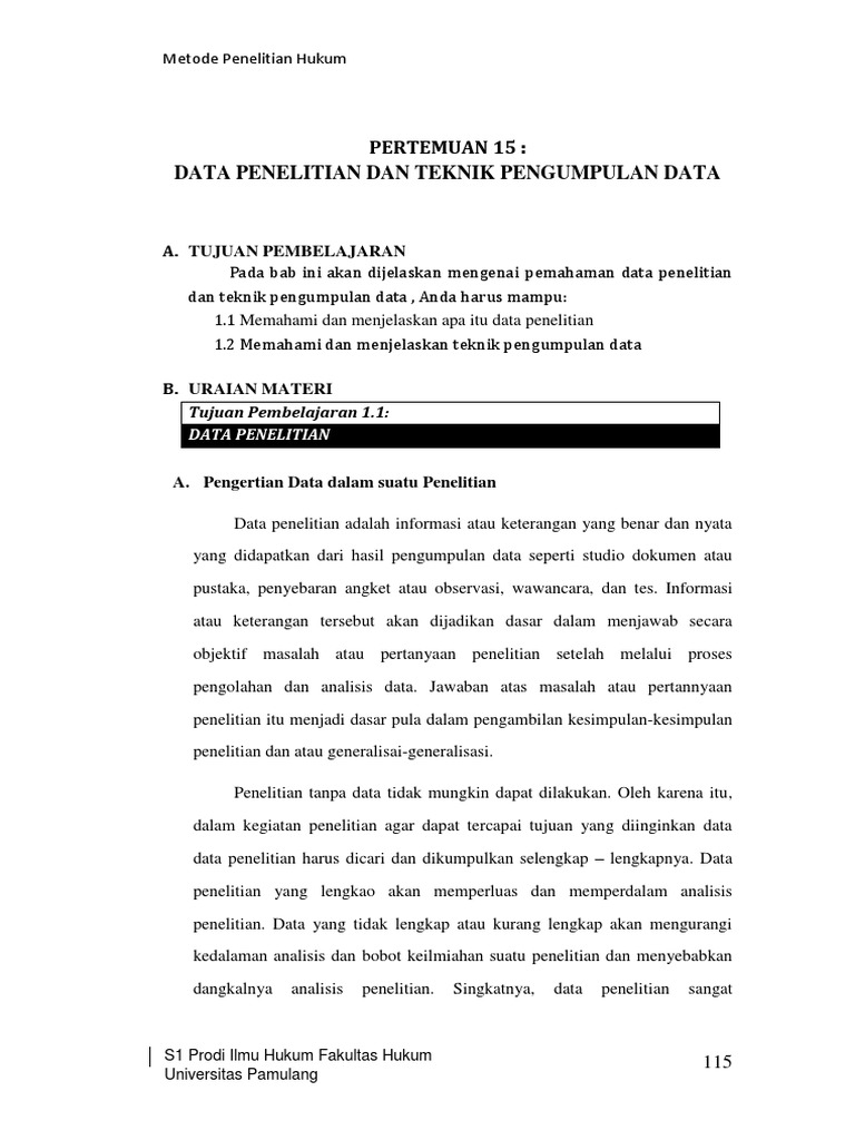 Pertemuan 15 | PDF