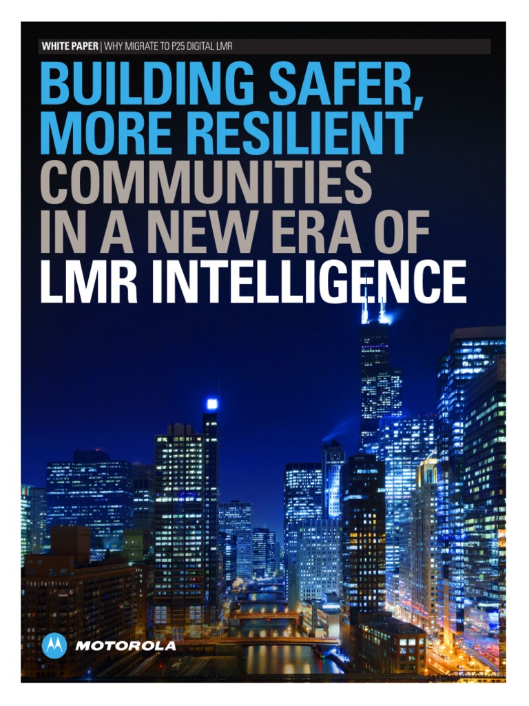 Why Migrate To p25 Digital LMR White Paper Global | PDF | Computer Network | Radio