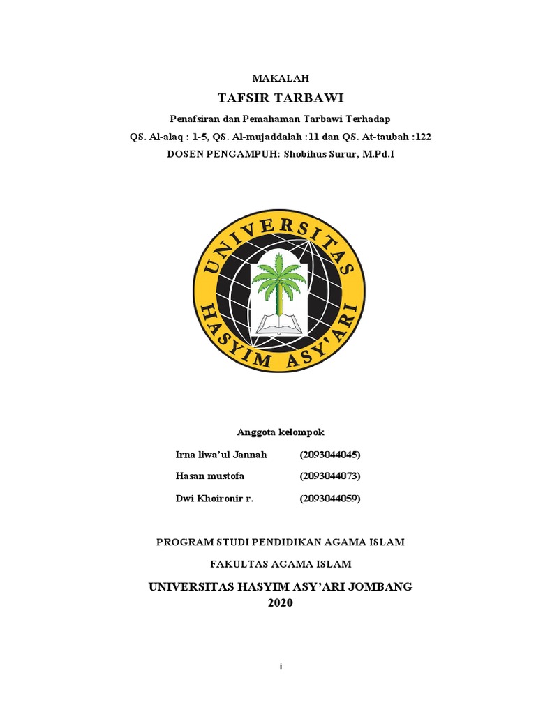 MAKALAH Tafsir Tarbawi | PDF