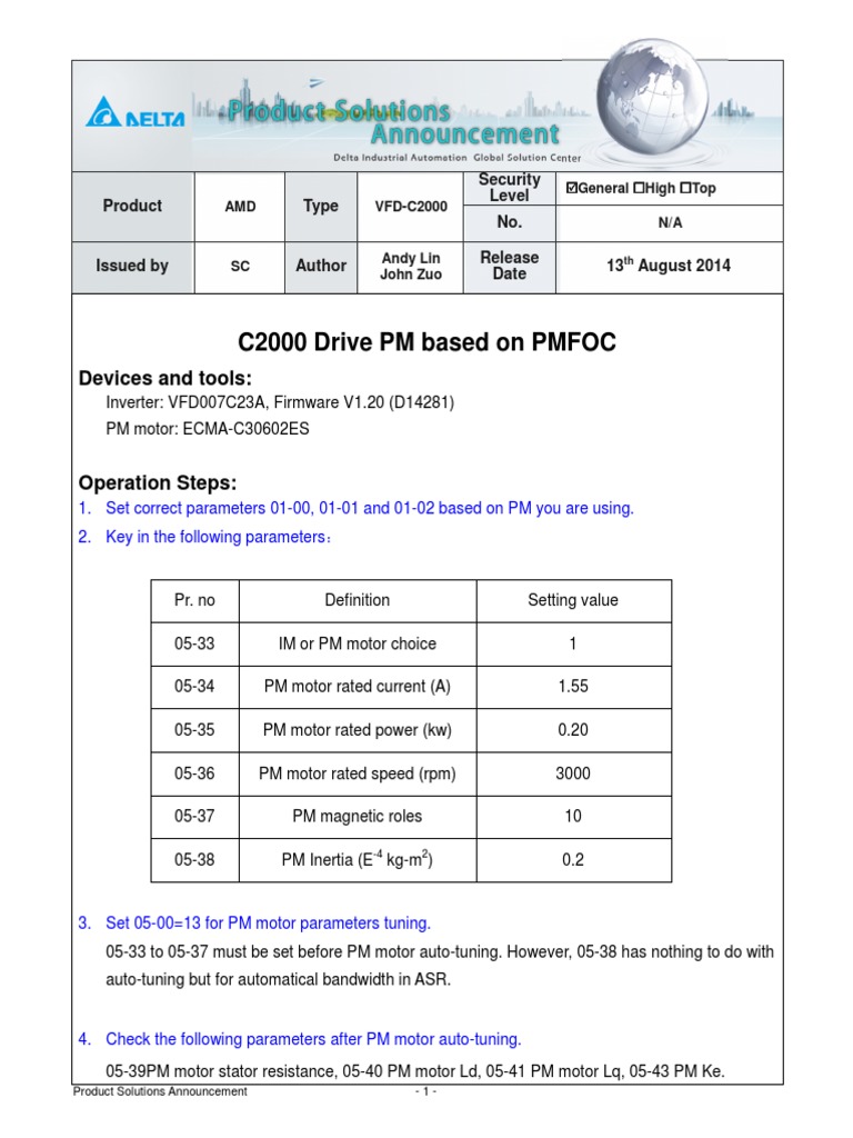 C2000 Drive PM Based On PMFOC | PDF | Electric Motor | Electronics