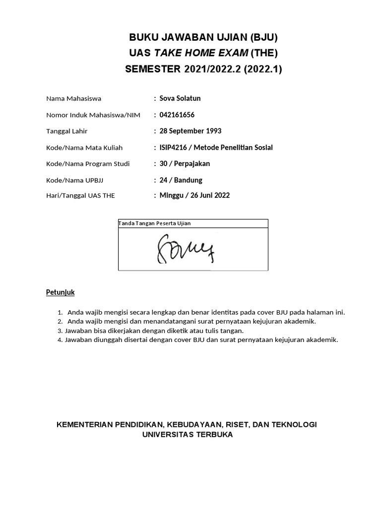 BJU 042161656 Metode Penelitian Sosial | PDF