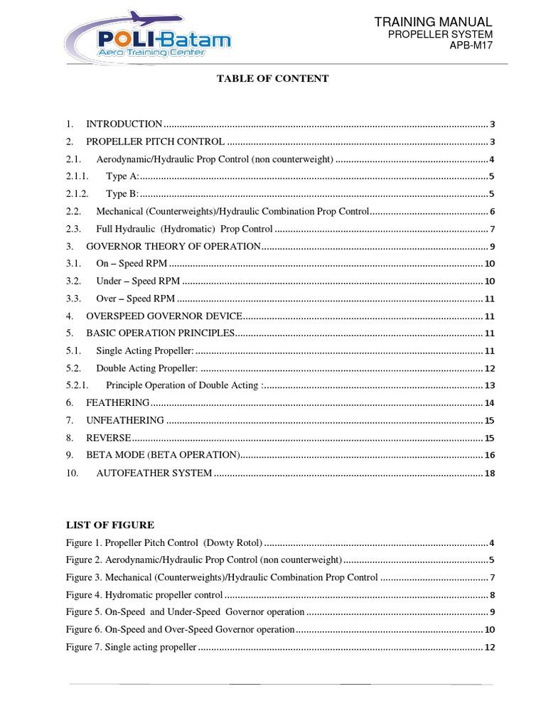 M17.3 - Pitch Control Unit | PDF | Propeller | Engines