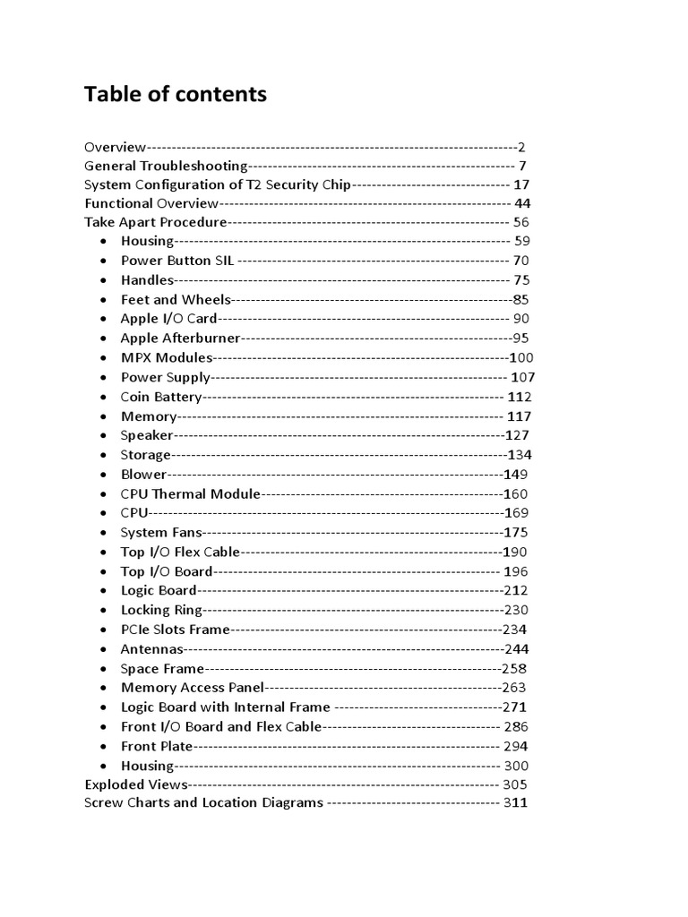 2019 Mac Pro Service Technician Manual | PDF | Macintosh | Usb