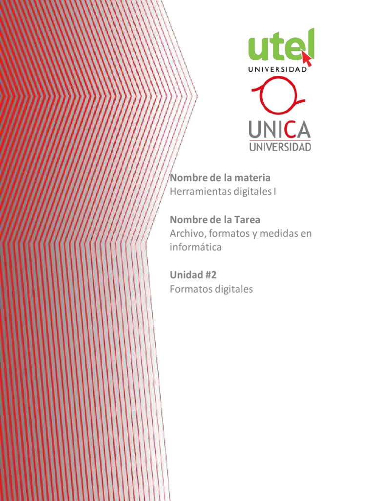 Archivos, Formatos y Medidas en Informática | PDF | Archivo de ...