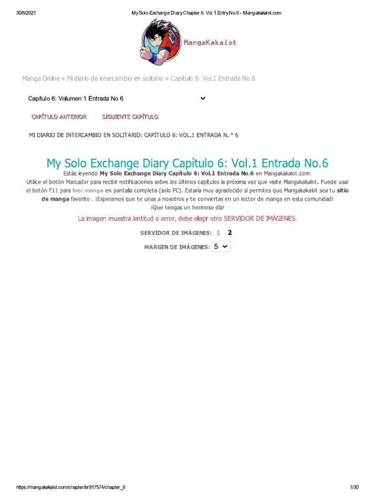 My Sólo Exchange Diary Vol 6 | PDF