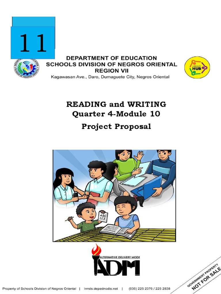 Reading and Writing Quarter 4-Module 10 Project Proposal | PDF