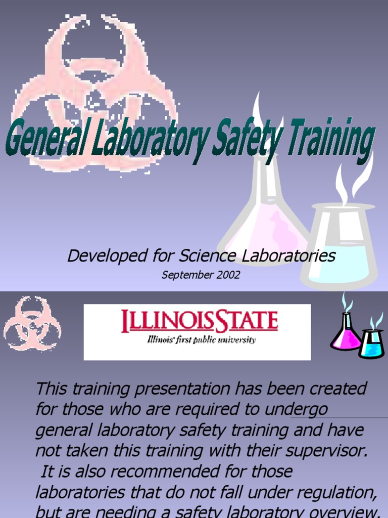 Gen Lab Training FULL | PDF | Personal Protective Equipment | Laboratories