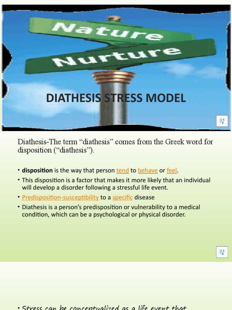 Understanding Diathesis-Stress Model | PDF