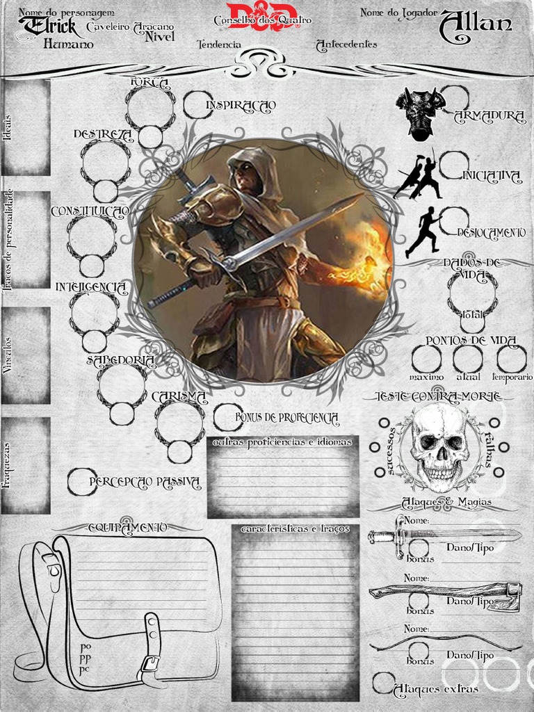Ficha D&D Personalizada | PDF