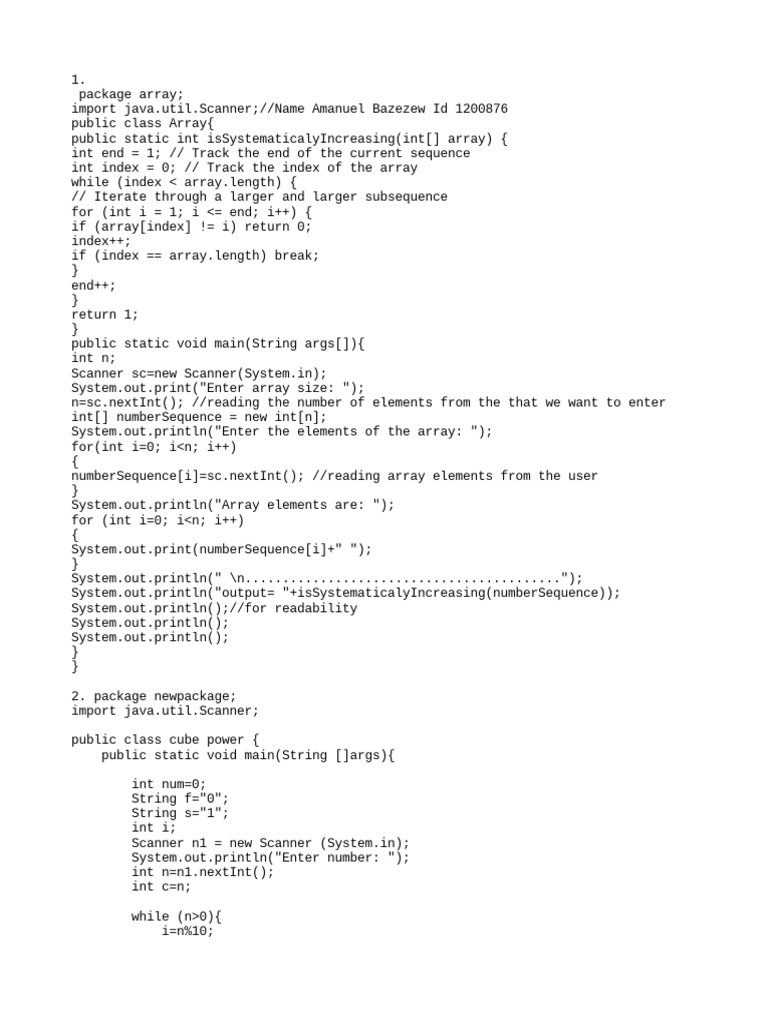 Java Assignment | PDF