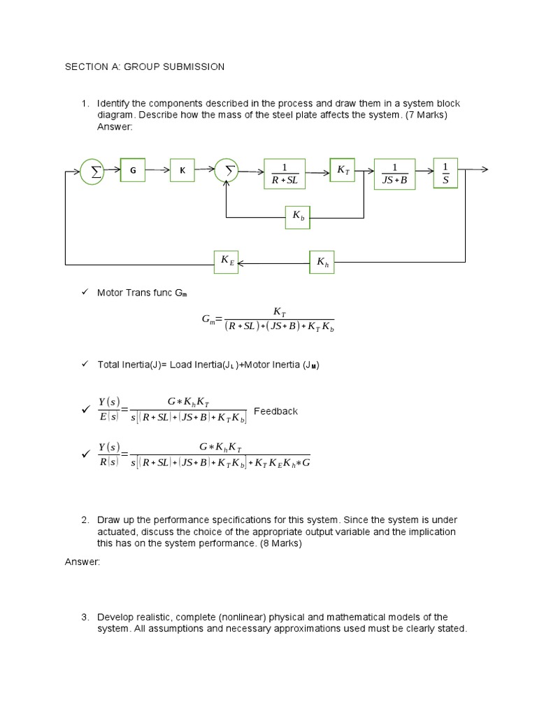 Final Assignment (Repaired) | PDF | Control Theory | Control Engineering