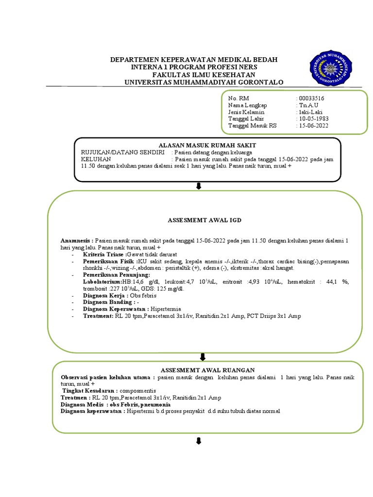 Minicase Osce Interna Ii | PDF