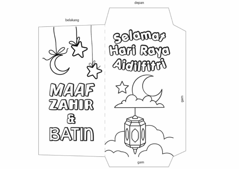 Kad Raya Warna 1 | PDF