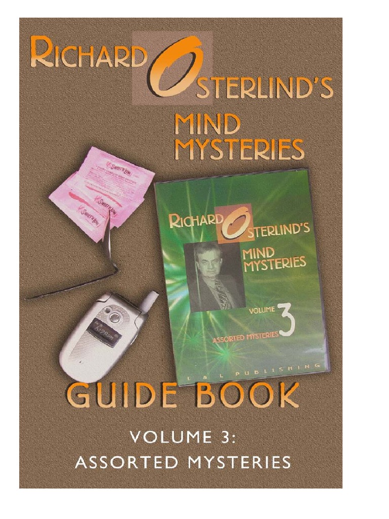 Richard Osterlind Mind Mysteries Guide Book 3 | PDF | Mind | Mentalism
