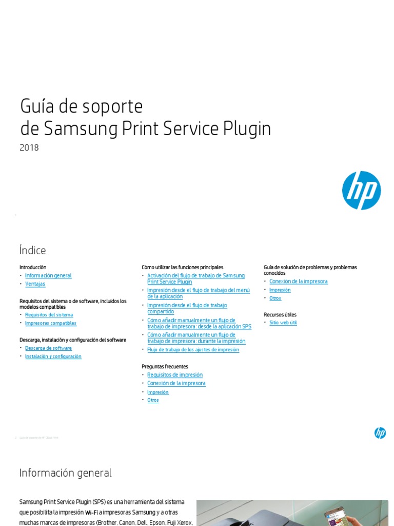 Samsung Print Service Plugin Solution | PDF | Impresora (Computación ...