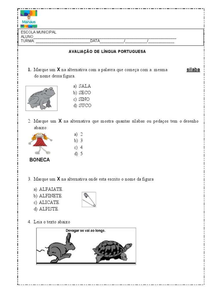 2 Avaliação de Língua Portuguesa 3º Ano C | PDF | Pipoca