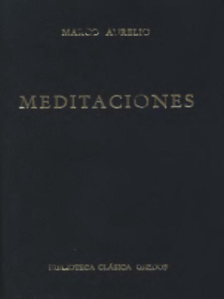 Meditaciones, de Marco Aurelio | PDF