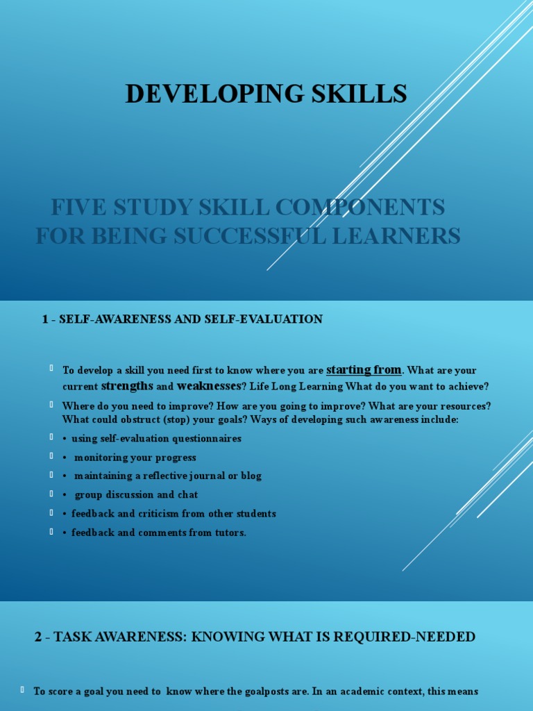Developing Skills Page43 | PDF | Learning | Educational Psychology