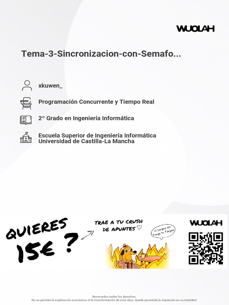 Sincronización con Semáforos en Java | PDF | Informática | Gestión de tecnología de la información