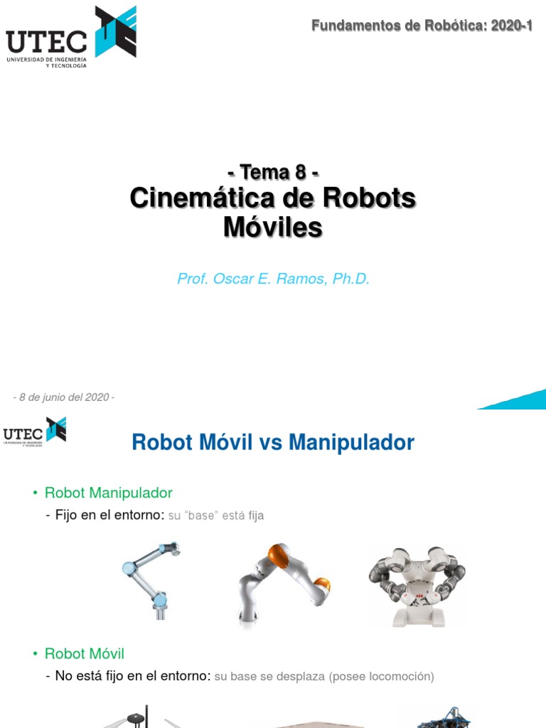 8 Cinematica Robots Moviles | PDF | Cinemática | Robótica