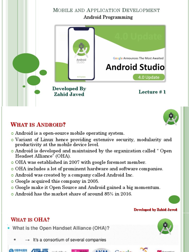 Android Programming: Obile and Pplication Evelopment | PDF | Android (Operating System) | Java ...