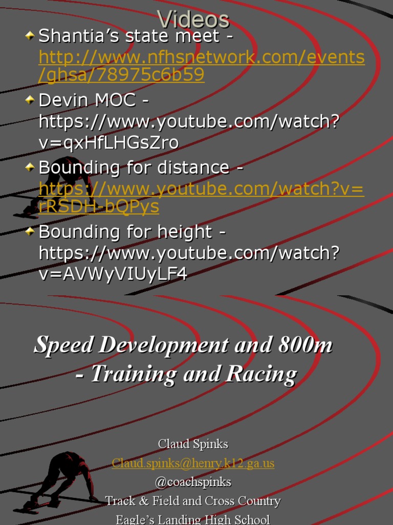 800m Training | PDF | Running | Physical Exercise