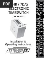 Crono Digital Timer 67DDT0 | PDF | Switch | Clock