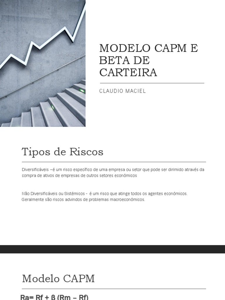 Análise do Modelo CAPM e do Beta de Carteira | PDF | Modelo de ...