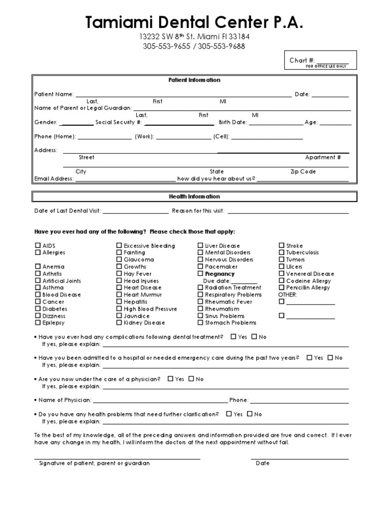 PT Forms | PDF | Allergy | Health Insurance Portability And ...