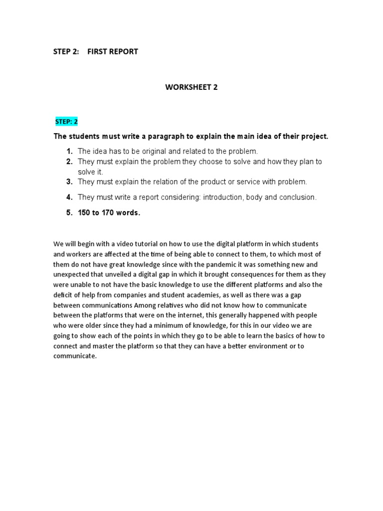 STEP 2 Danilo Camacho Sanchez | PDF