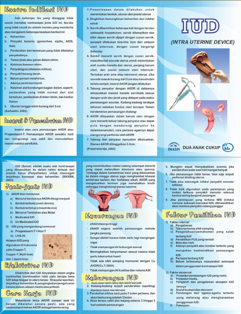 Leaflet KB IUD | PDF