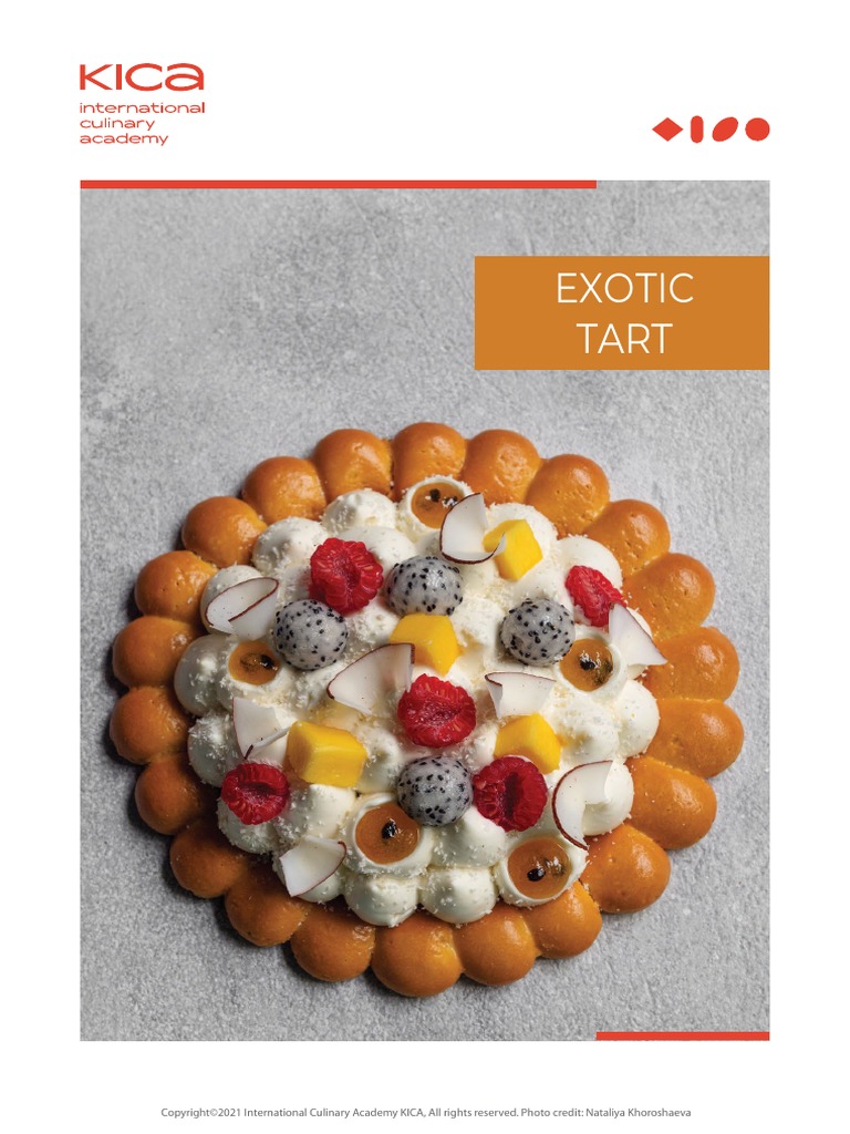 Exotic Tart | PDF | Baking | Whipped Cream