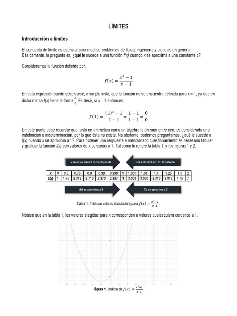 Definición y Ejemplos de Límites | PDF | Límite (Matemáticas) | Función ...