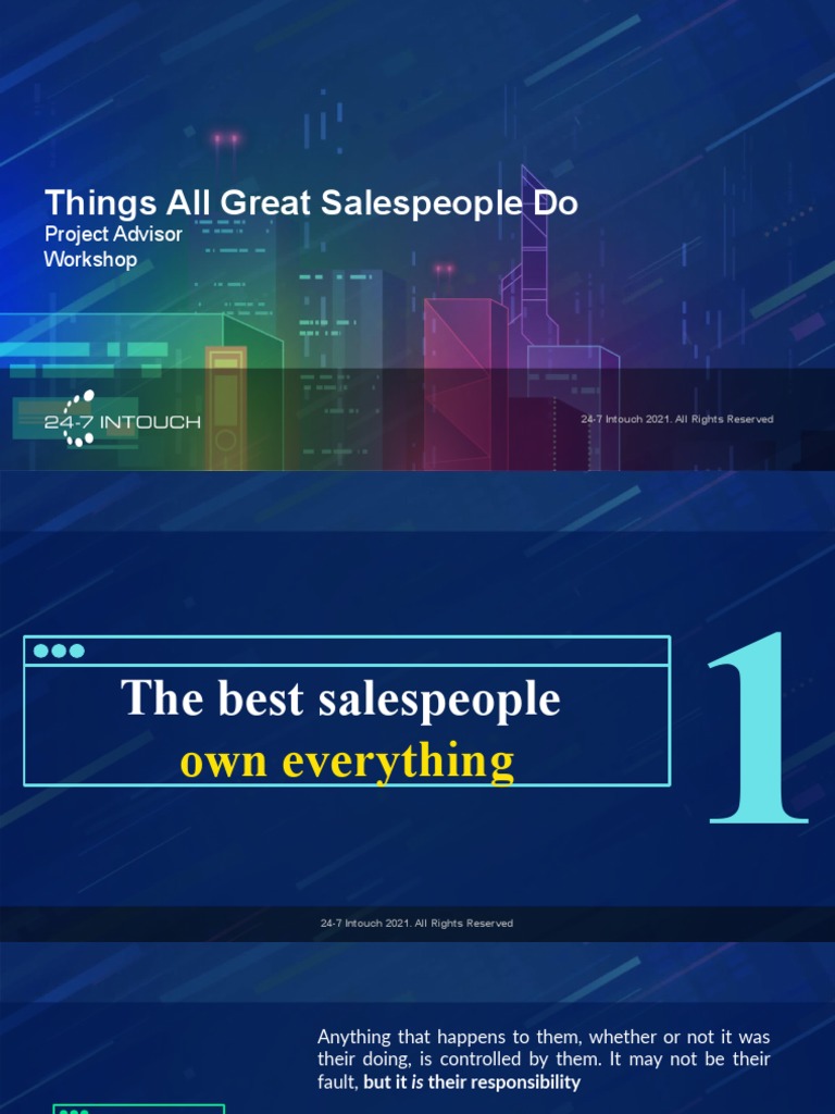Things All Great Salespeople Do Pdf Sales Cognitive Science