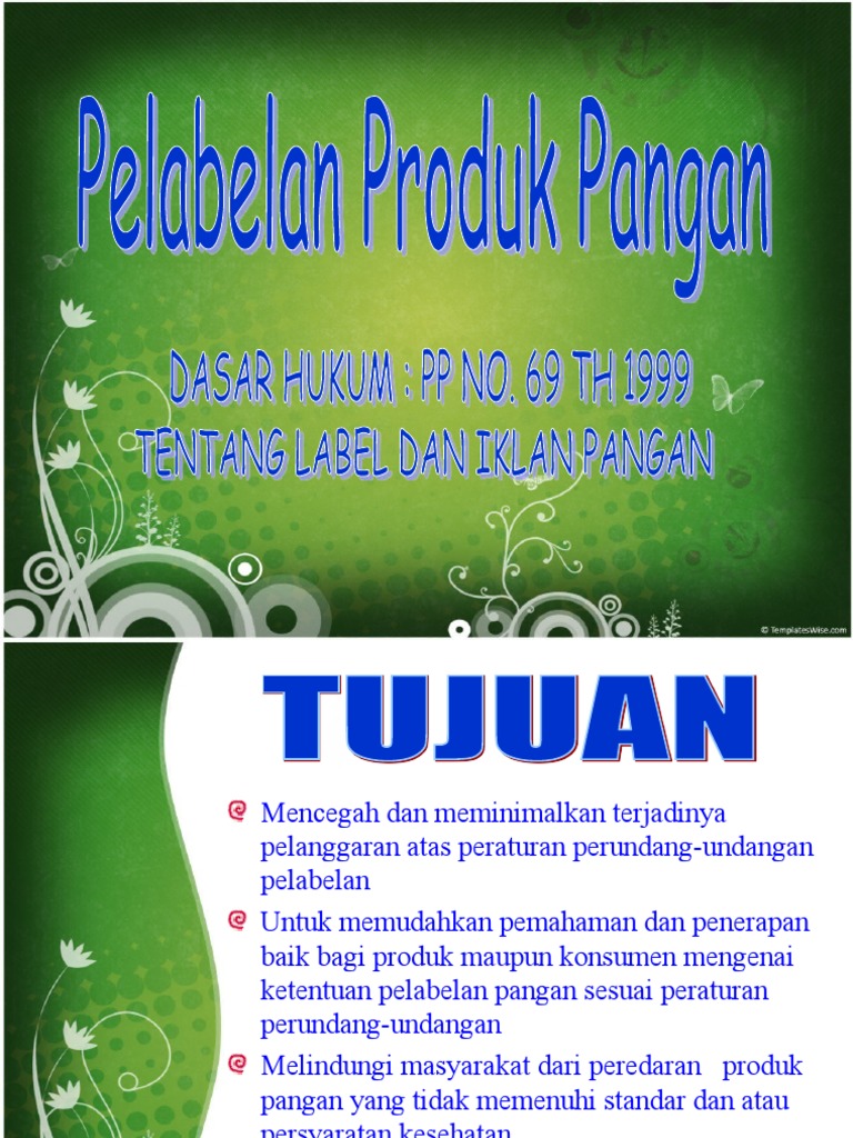 Pelabelan Produk Pangan | PDF