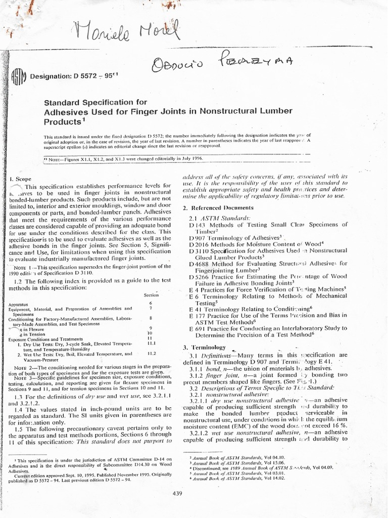 Astm D 5572-95 | PDF