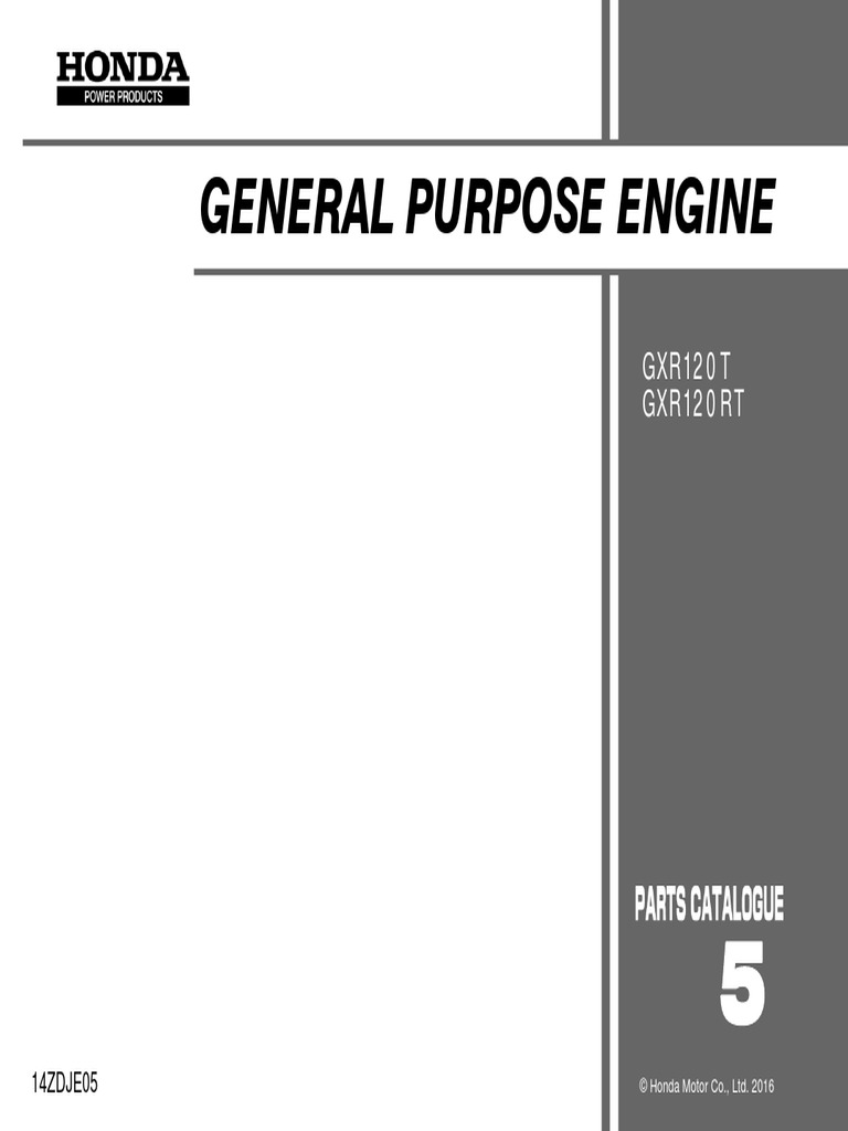 GXR120RT Manual de Partes | PDF | Mechanical Engineering | Vehicles