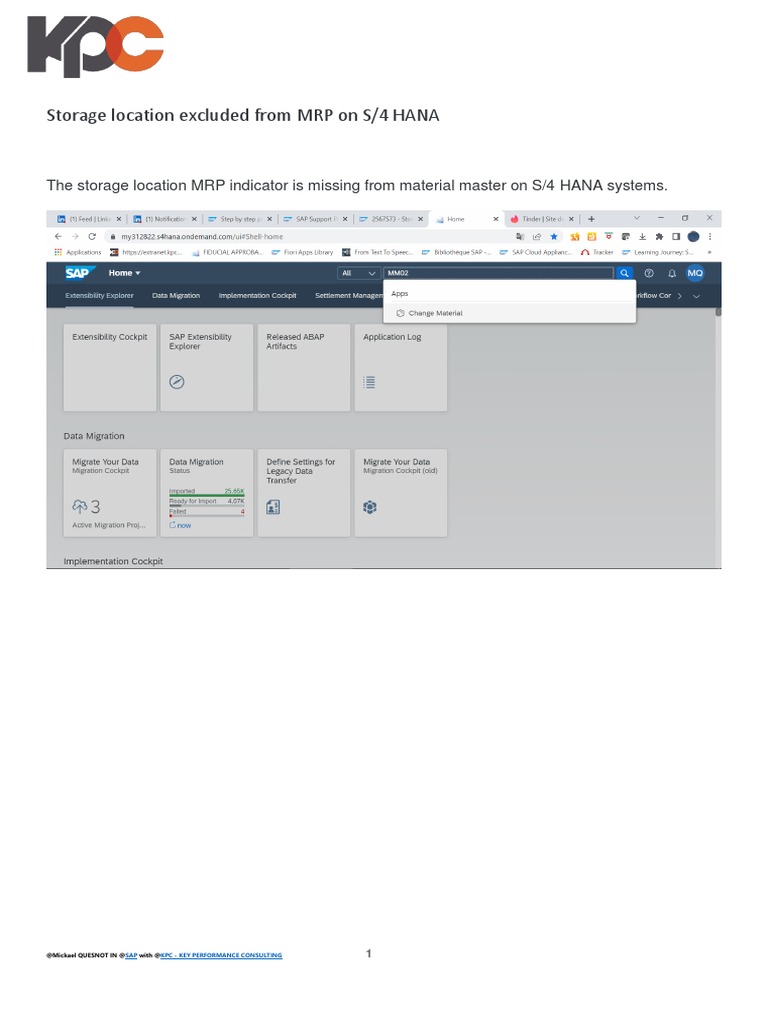 Storage Location Excluded From MRP On SAP S4 HANA | PDF